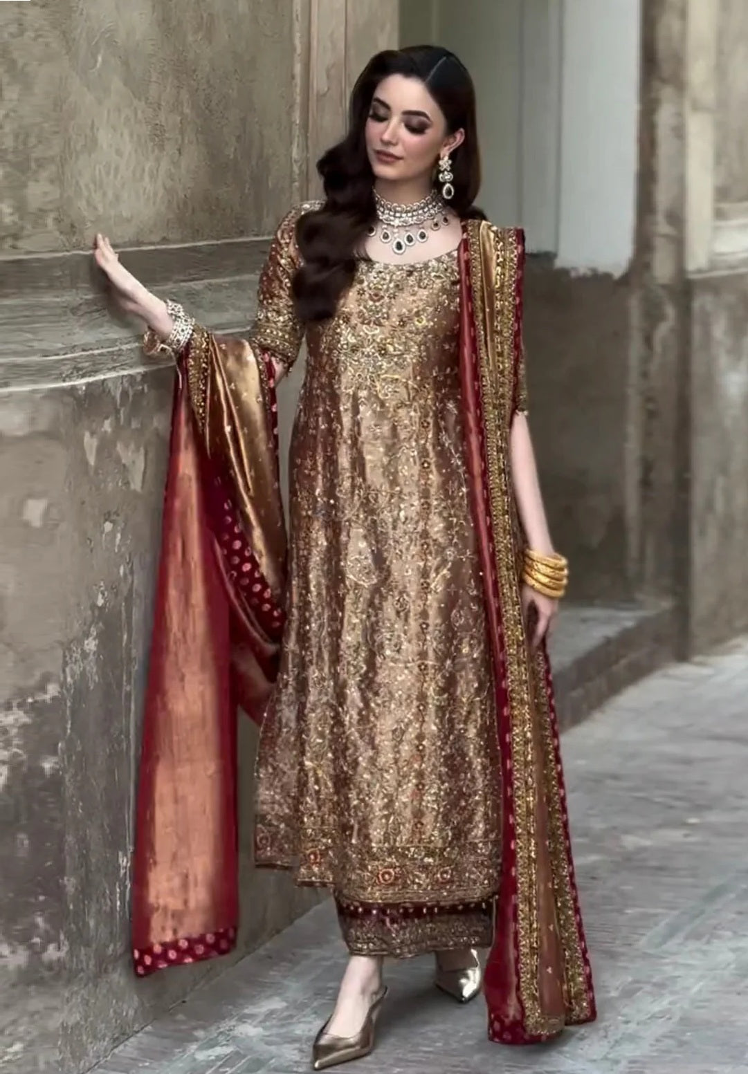 Haris Shakeel Luxury Myssory Embroidered 3 Piece Unstitched - Meerub ...