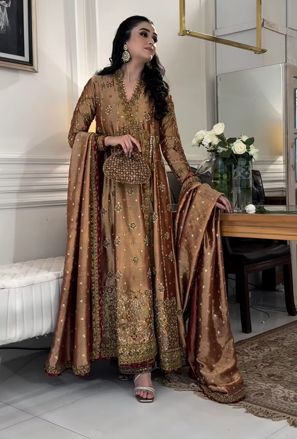 Haris Shakeel Wedding Edition Luxury Maysoori Collection D-8 – Pehnawa